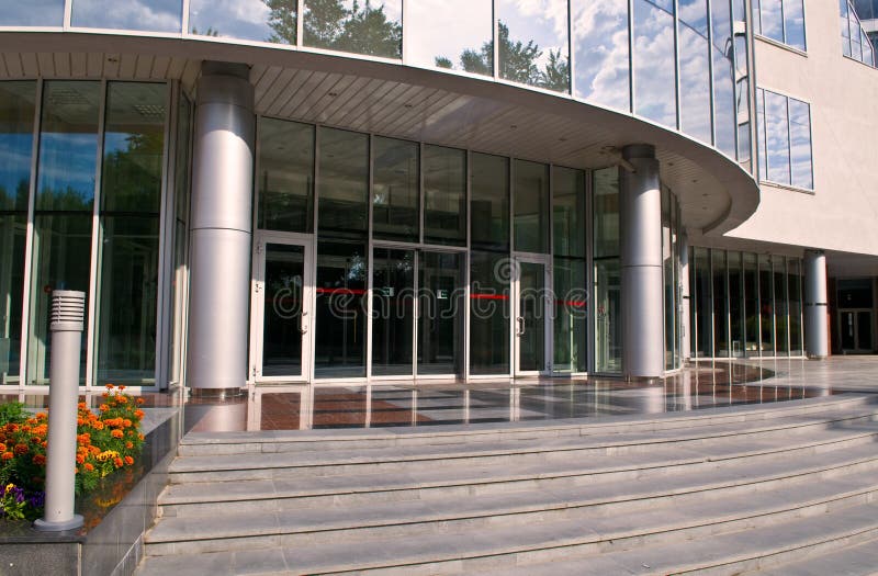 Entrance To Luxury Building Stock Photo - Image of door, corridor: 6789672