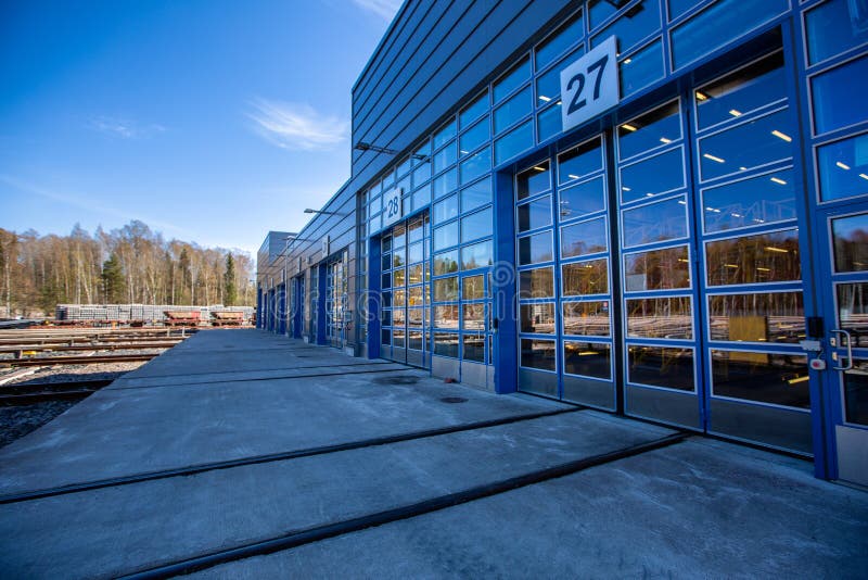 Entrance To the Metro Depot Stock Photo - Image of technical, subway ...