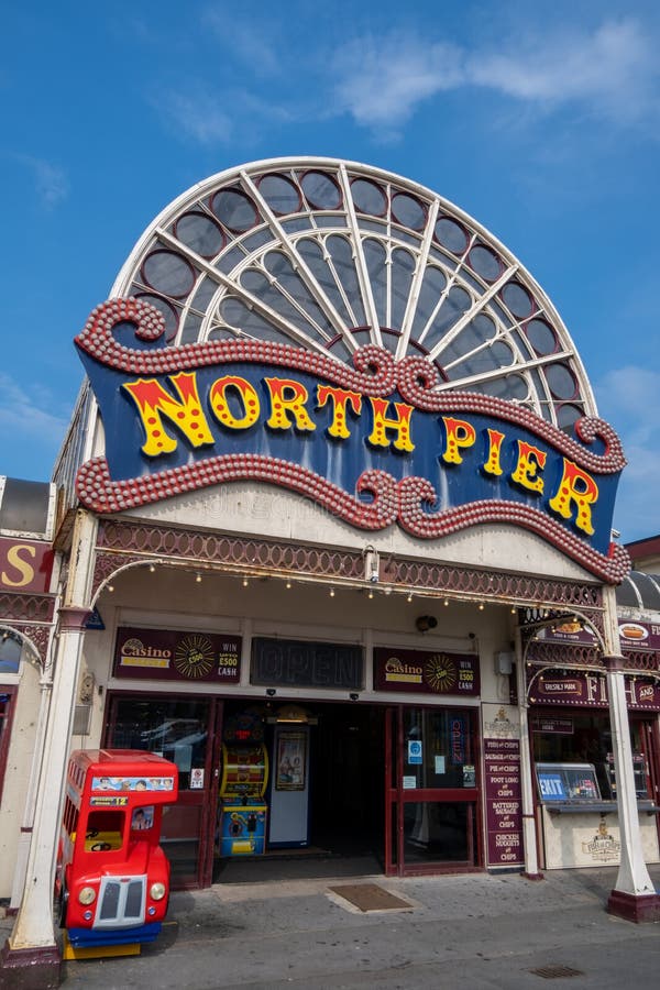 Entrance To the North Pier Blackpool August 2020 Editorial Image ...