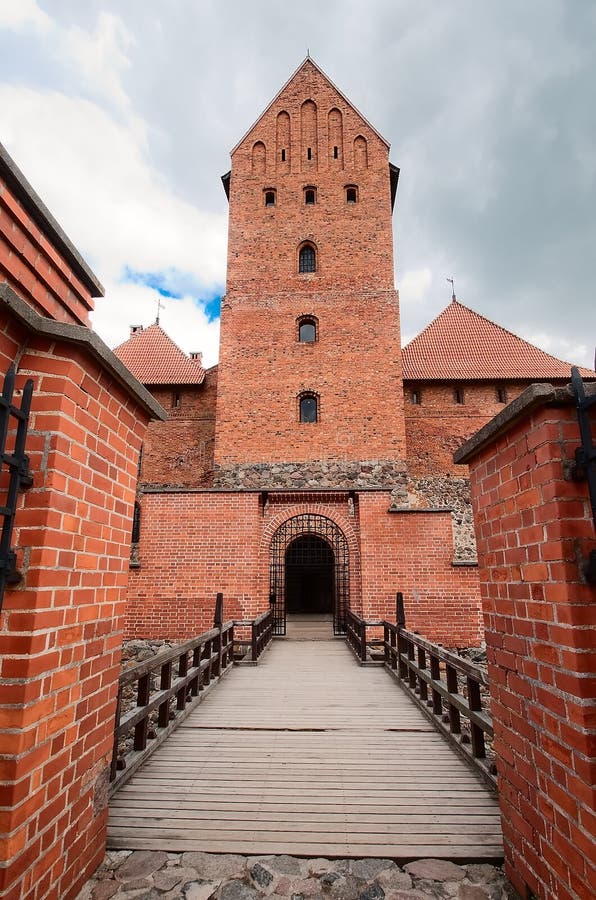 Red brick castle stock photo. Image of building, classic - 15762630