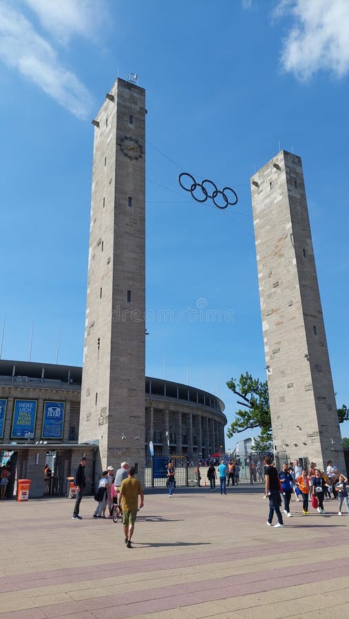 Entrance To Olympic Stadium in Berlin, Germany Editorial Image - Image ...