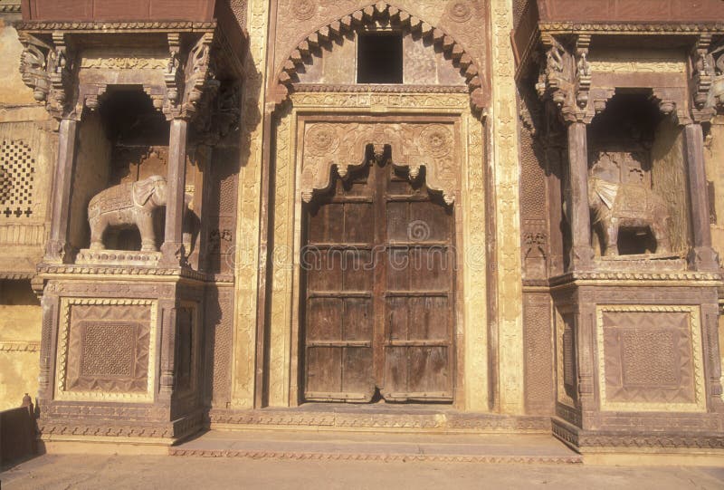 Rajput Style Door stock photo. Image of door, arch, vacation - 12558306