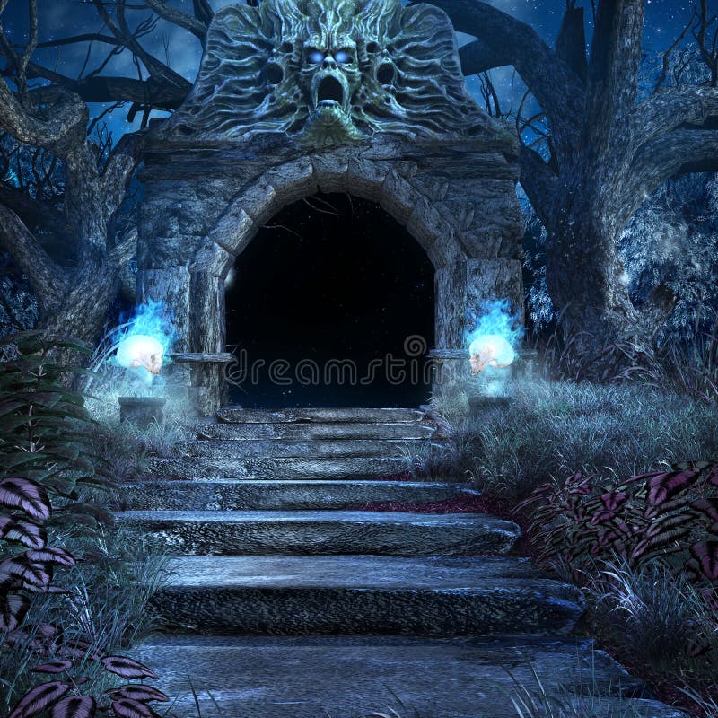Crypt Entrance Stock Illustrations – 370 Crypt Entrance Stock ...