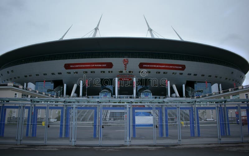Entrance to the stadium editorial image. Image of business - 97162650