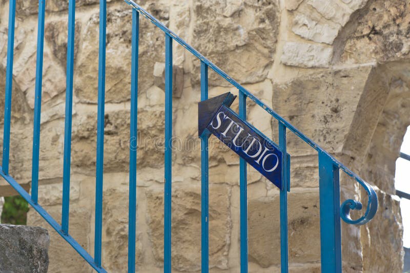 Entrance to the Studio stock photo. Image of stone, entrance - 39990588