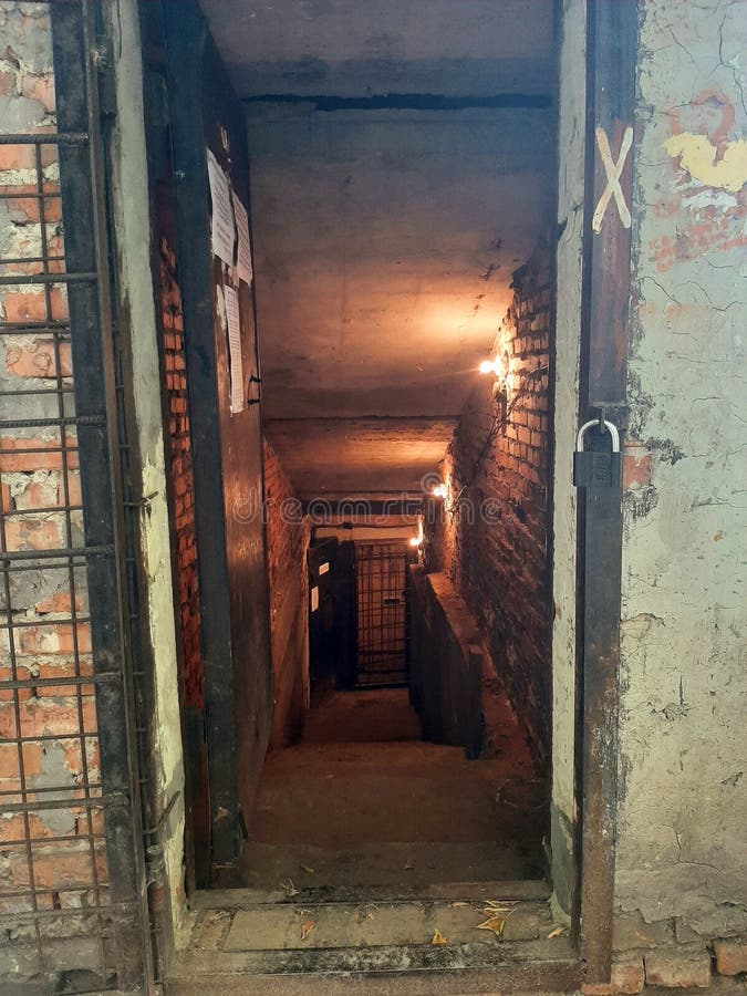 Entrance To the Underground Stock Photo - Image of wall, door: 231069172