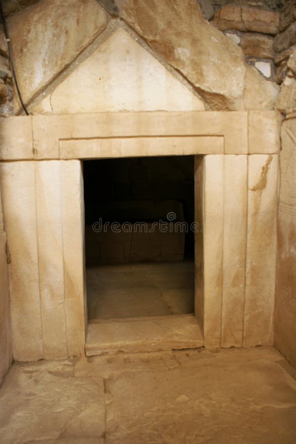 Entrance into a tomb stock image. Image of historical - 6154669