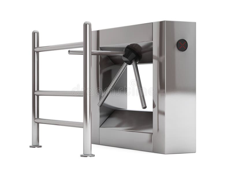 Tripod Turnstile for Entrance Vector Design. Stock Illustration ...