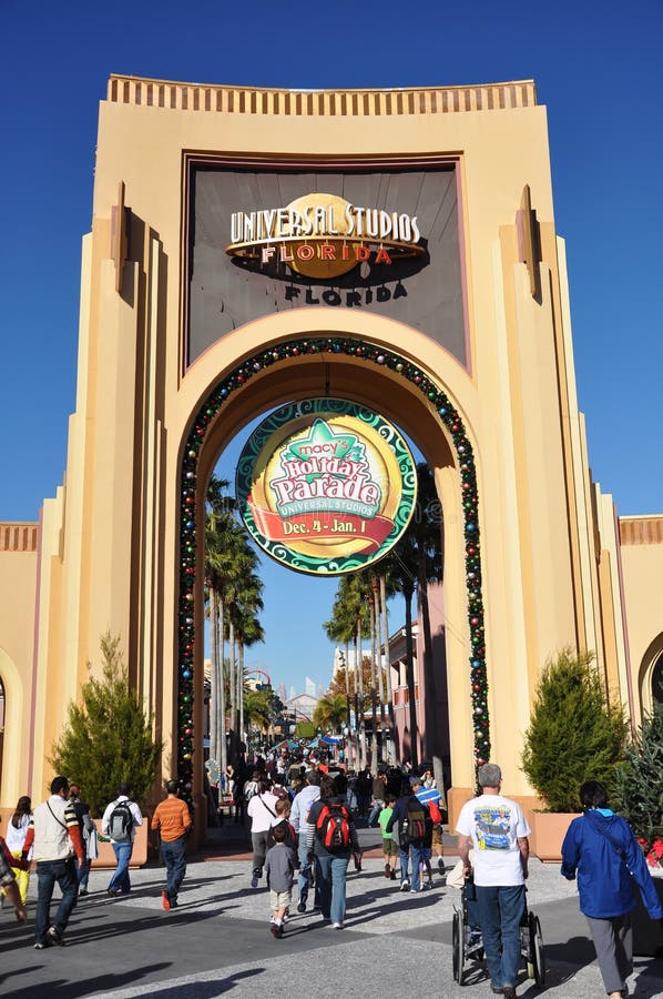 Entrance of Universal Studios Orlando, Florida, USA Editorial Stock ...