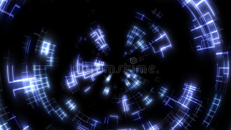 Mystical Spinning Vortex Captivating Lines of Light in Circular Motion ...