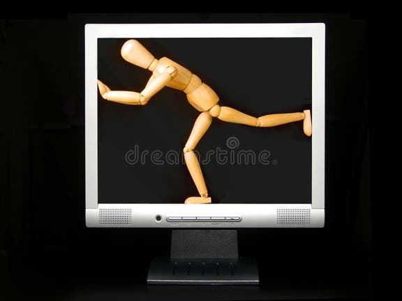 Entrapment stock photo. Image of computer, black, exercise - 1097186