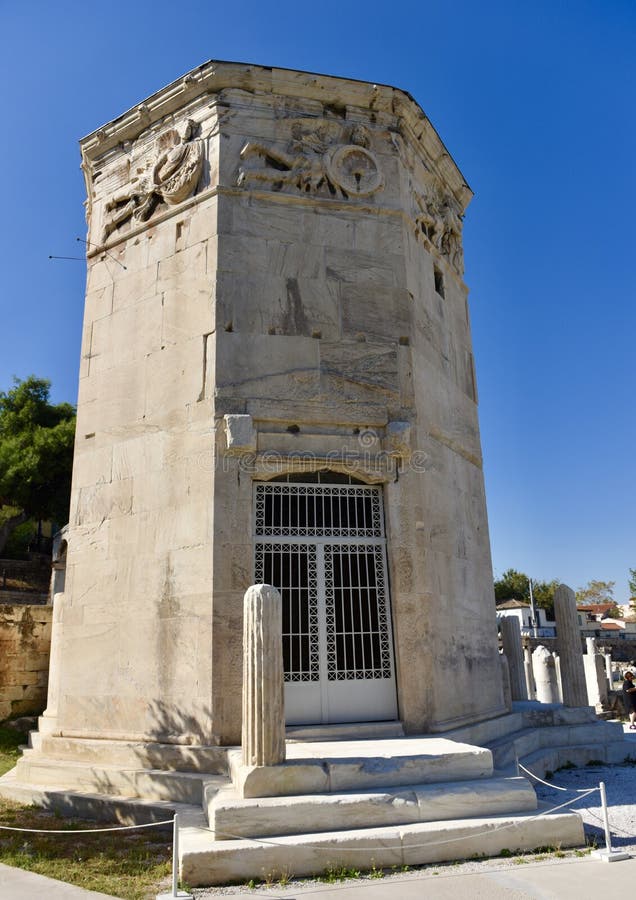 La Torre Dei Venti, Roman Agora, Atene, Grecia Immagine Stock ...