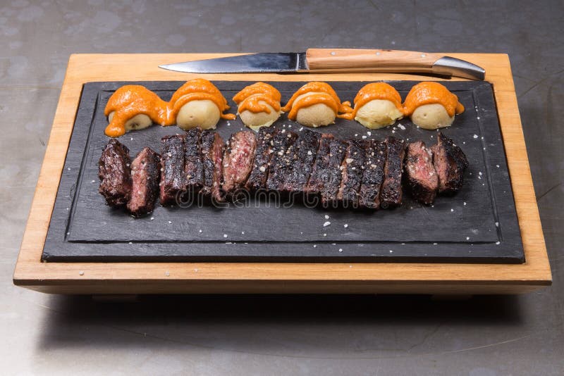 Entrecote steak stock photo. Image of copy, beef, pepper - 179728846