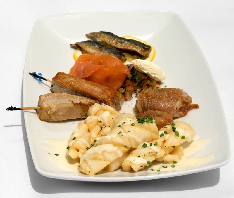 Entree Tasting Plate stock photo. Image of cheese, appetizing - 11589636