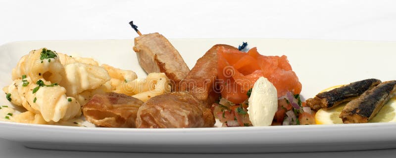 Entree Tasting Plate stock image. Image of dinner, chives - 11671937