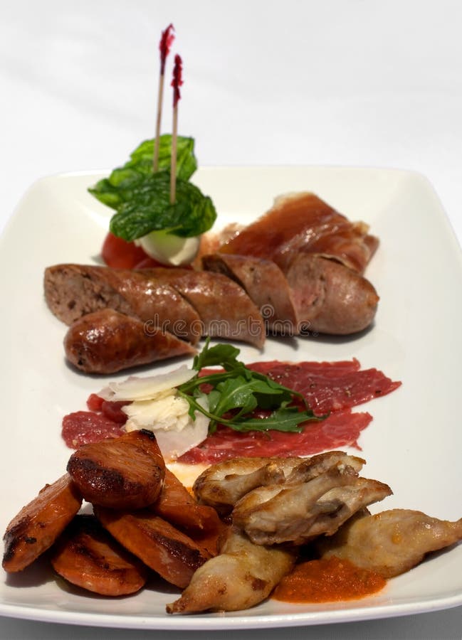 Entree Tasting Plate stock image. Image of dinner, quail - 11725467