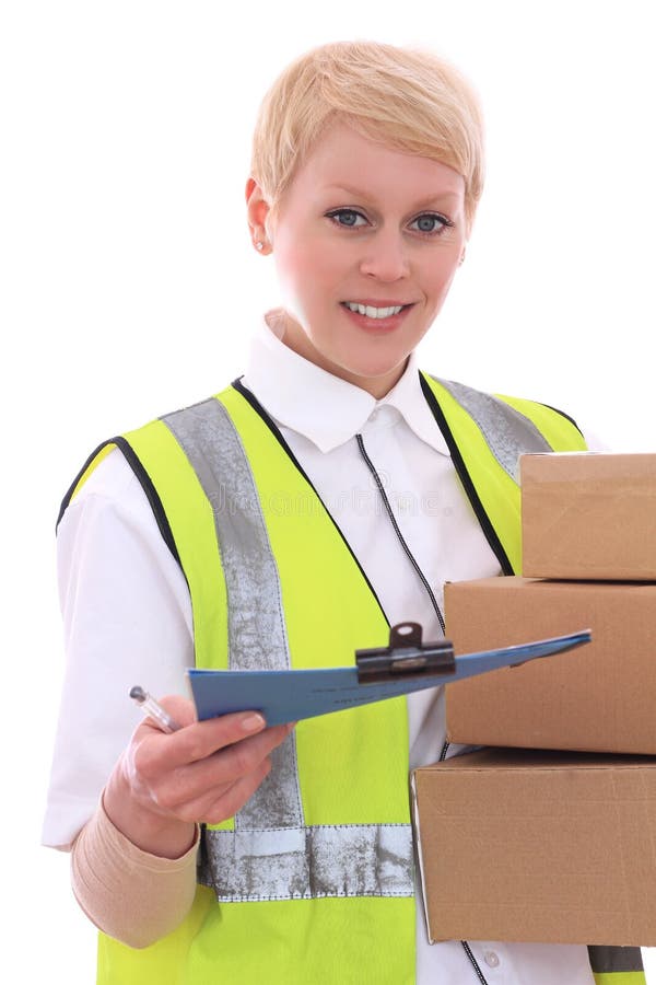 Entrega foto de stock. Imagem de recipiente, correio - 25604488