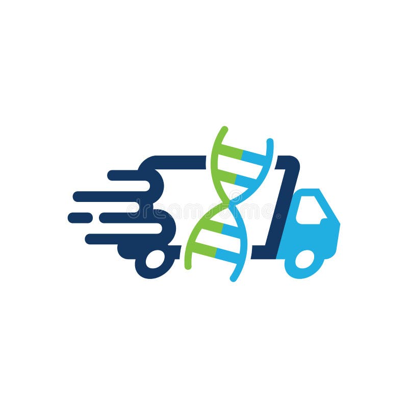 Entrega Logo Icon Design De La DNA Ilustración del Vector - Ilustración ...