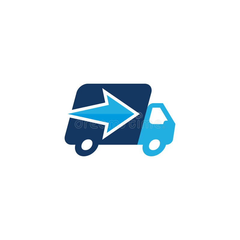 Entrega Logo Icon Design De La Flecha Ilustración del Vector ...