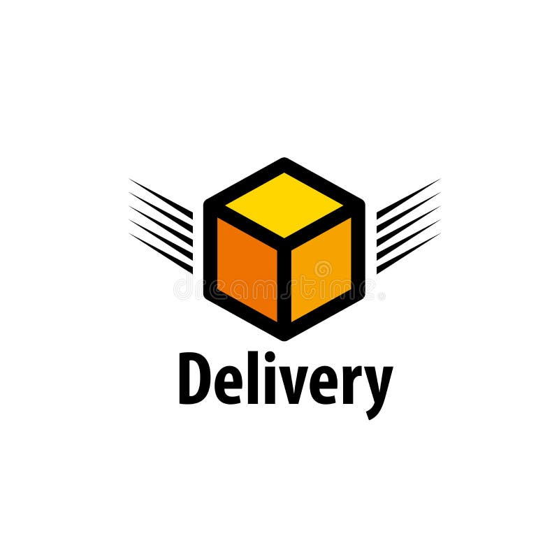 Entrega Logo Template ilustración del vector. Ilustración de elemento ...