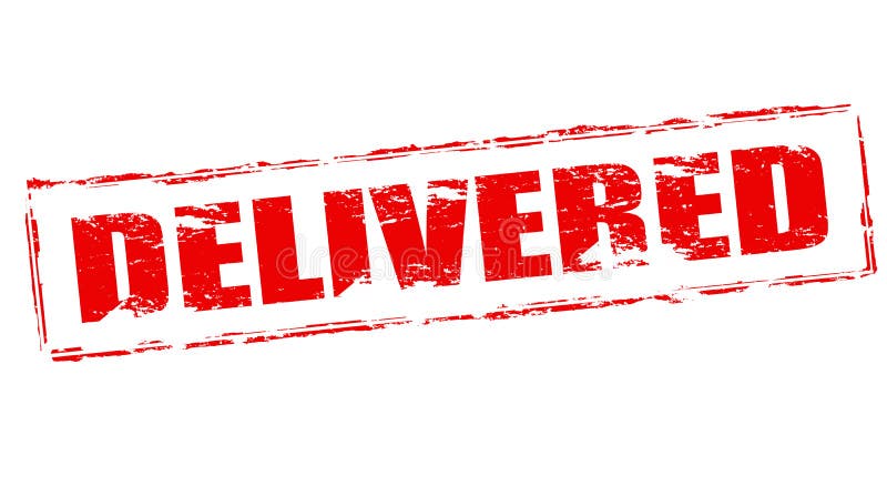 Entregado stock de ilustración. Ilustración de concepto - 108758732