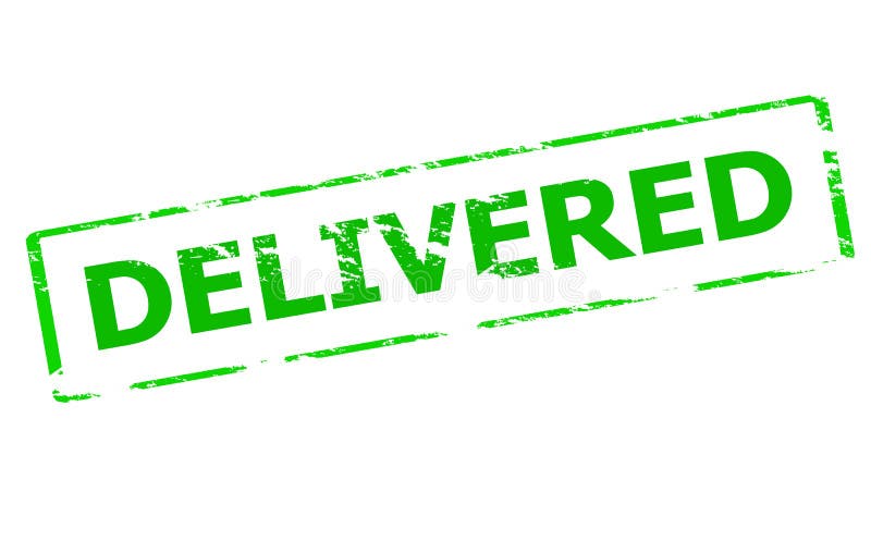 Entregado stock de ilustración. Ilustración de rectangular - 92047794