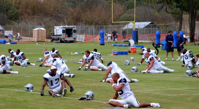 Entrenamiento De Los Vaqueros De Tejas Foto de archivo editorial ...