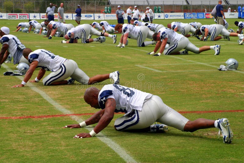 Entrenamiento De Los Vaqueros De Tejas Foto de archivo editorial ...