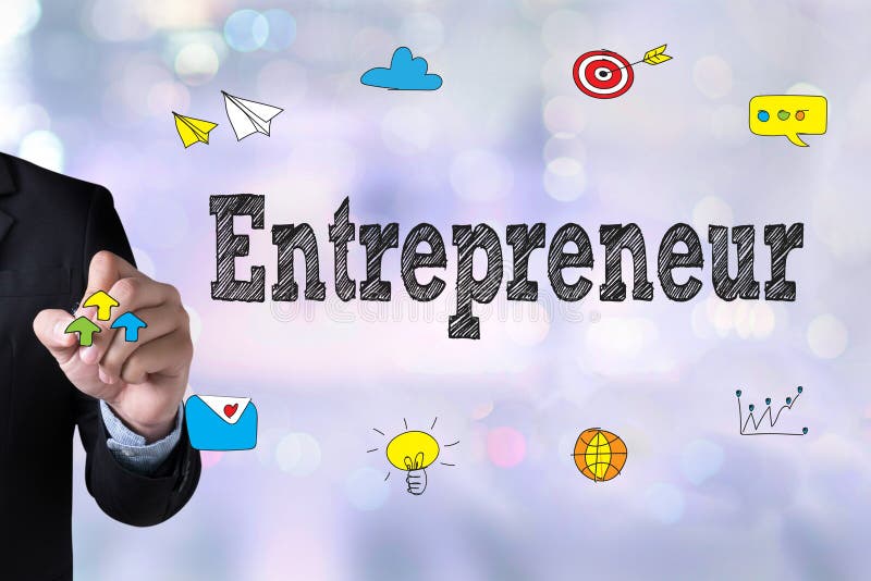 Entrepreneur Drawing Startup Business Plan Stock Vector - Illustration ...