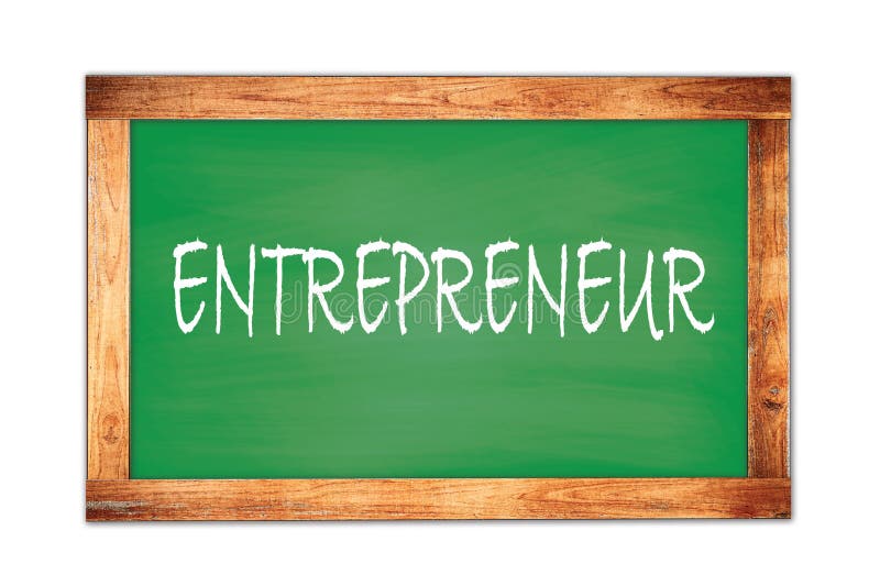 Entrepreneur Text - Business Concept Stock Photo - Image of thinking ...