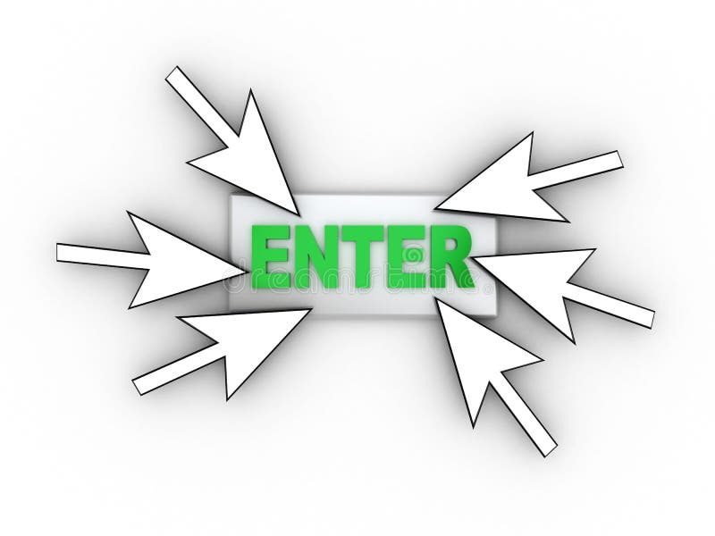 Entrez illustration stock. Illustration du rougeoyer, entrez - 7720239