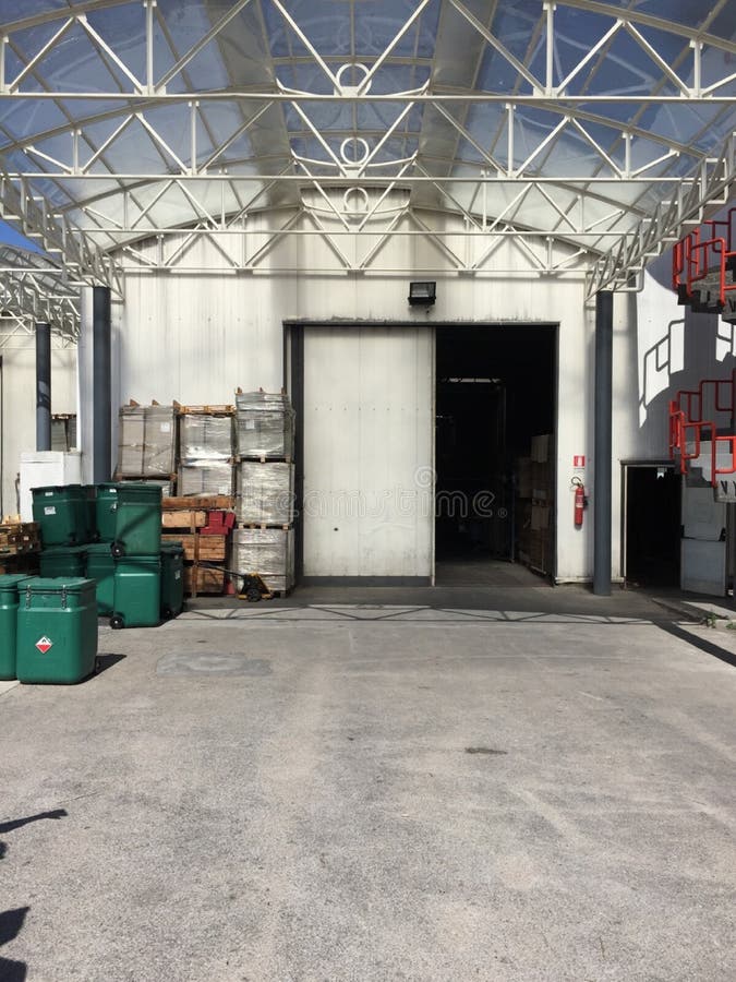Entry of a factory stock image. Image of fabbrica, industry - 84713333
