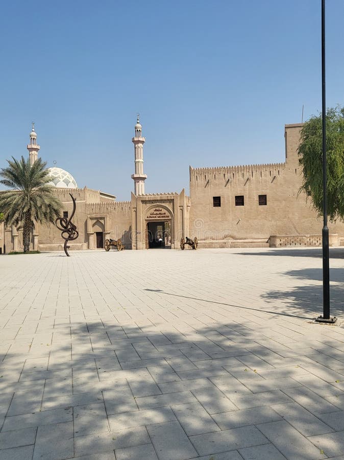 AJMAN Museum, UAE editorial stock photo. Image of town - 339909288