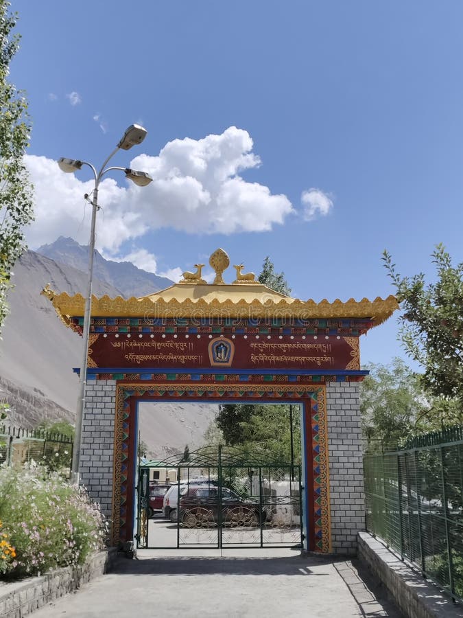 The Entry Gate of the Tabo Monastery Which is One of the Oldest ...