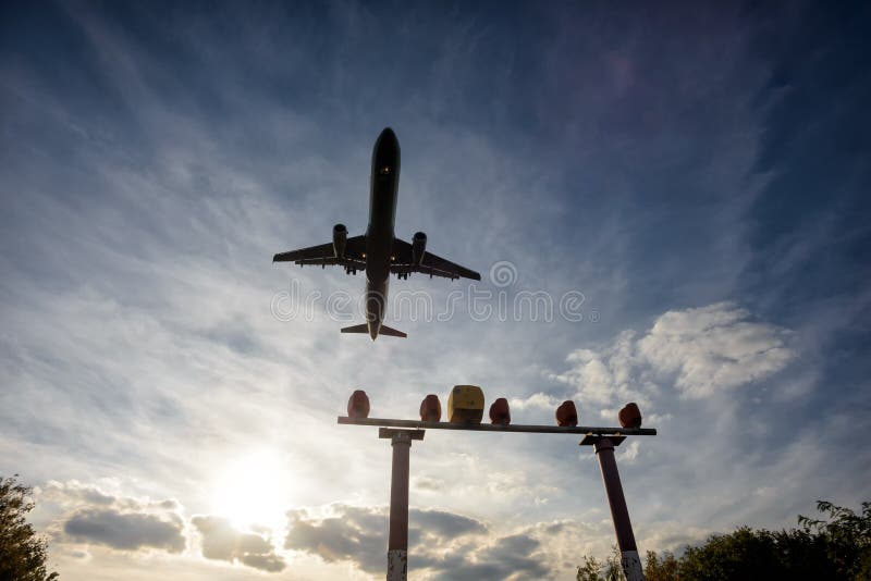 Entry lane stock photo. Image of airline, aircraft, flight - 80649248