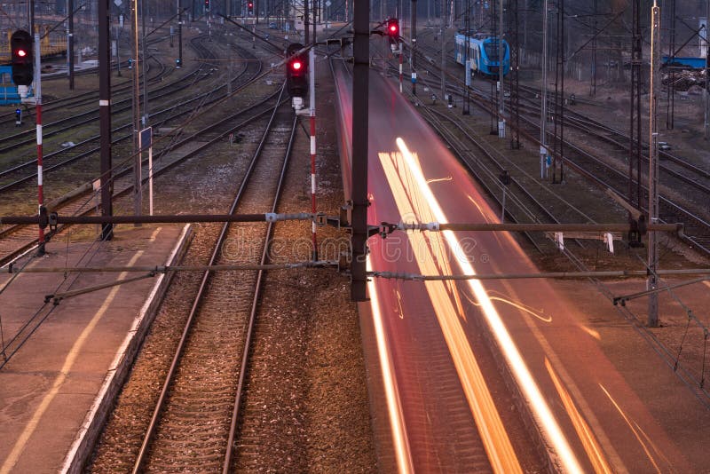 Railway stock photo. Image of platform, national, junction - 243120758