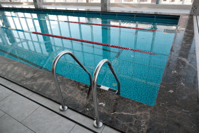 Entry into swimming pool stock photo. Image of closeup - 176330640