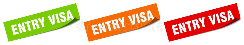 Visa Sticker Stock Illustrations – 6,008 Visa Sticker Stock ...