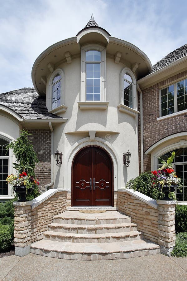 Entry Way With Stone Steps Stock Photos - Image: 13458283