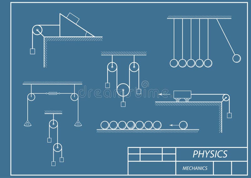Entwurf in Der Physik-Dynamik Vektor Abbildung - Illustration von ...
