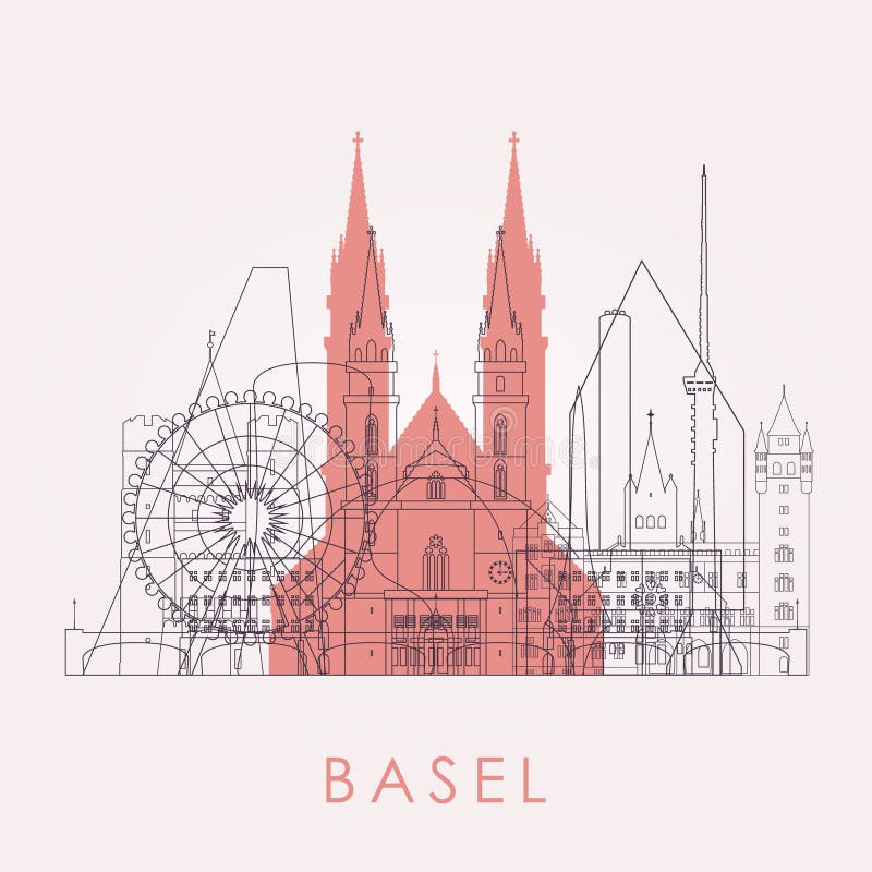 Basel Skyline Stock Illustrationen, Vektoren, & Kliparts - 483 Stock ...