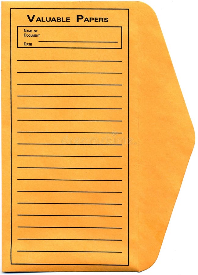 Envelope stock photo. Image of vintage, yellowish, document - 1762040