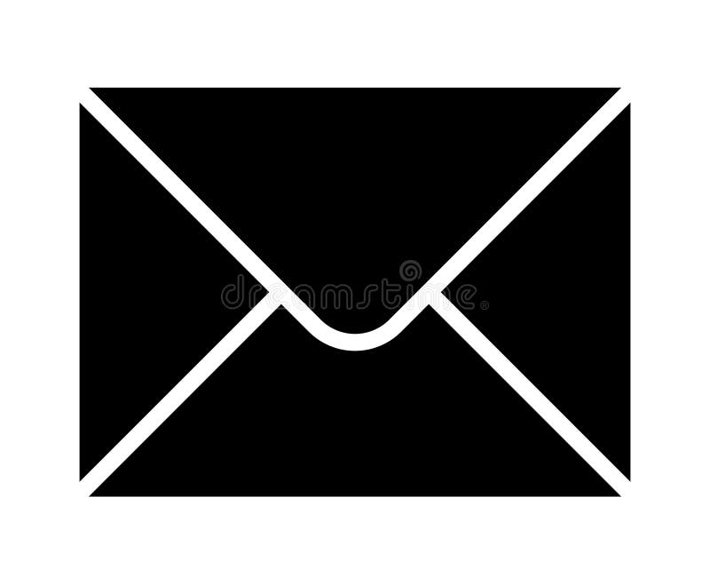 Envelope Black White Icon Stock Illustrations – 21,213 Envelope Black ...