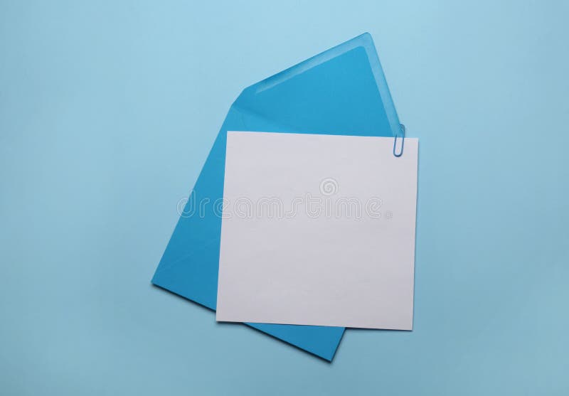 172 Blank Open Envelope Light Blue Stock Photos - Free & Royalty-Free ...