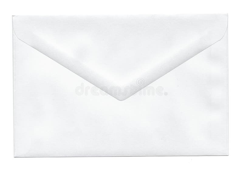 Envelope branco em branco foto de stock. Imagem de mailbox - 8210066
