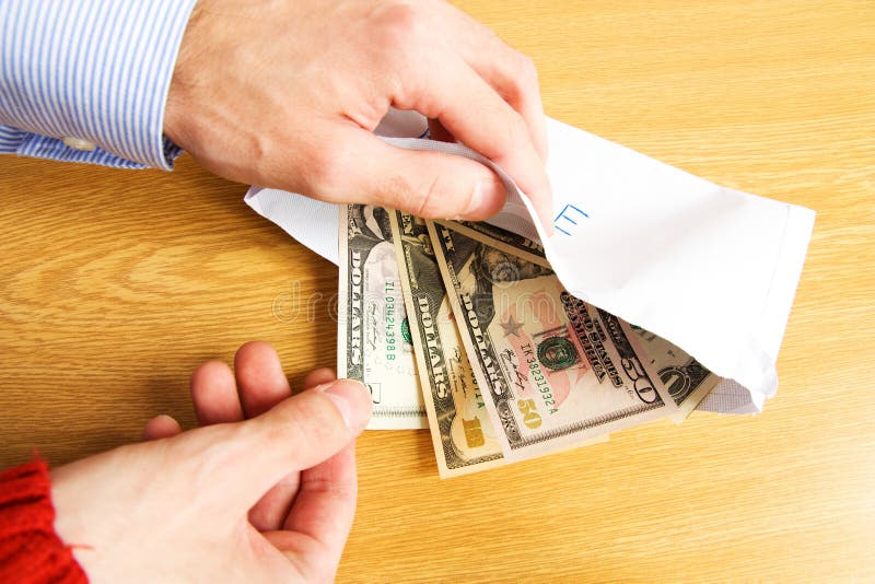 Envelope with a bribe stock photo. Image of dirty, giving - 37666800