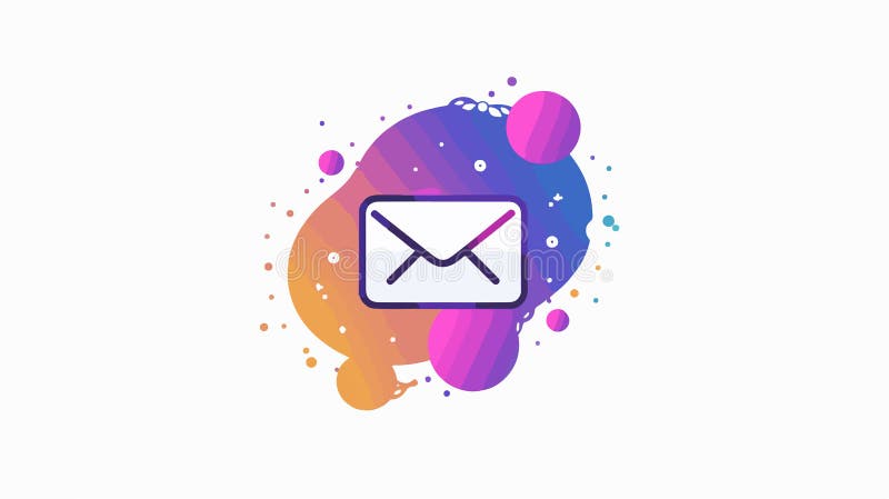 Professional Envelope Bubble Icon for Communication, Marketing, and ...