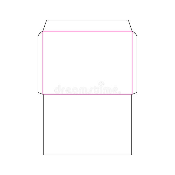 A4 Envelope Template Stock Illustrations – 1,203 A4 Envelope Template ...