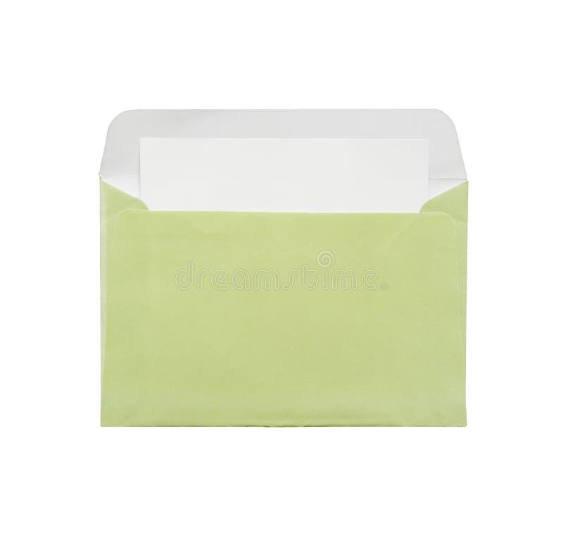 Envelope with Card stock image. Image of mail, envelope - 13196743