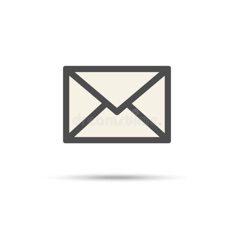 Envelope Contour Symbol, Mail Icon Stock Vector - Illustration of mail ...